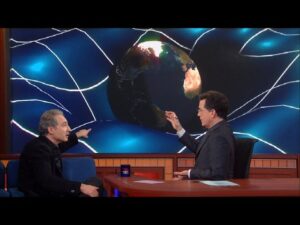 A Brilliant Physicist Explains Gravitational Waves to Colbert