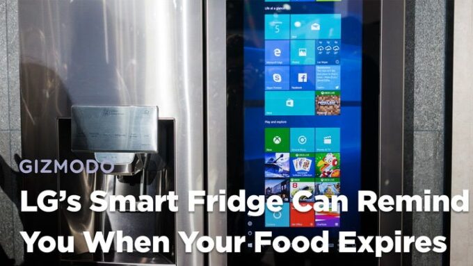 This LG Smart Fridge Has a Windows Brain