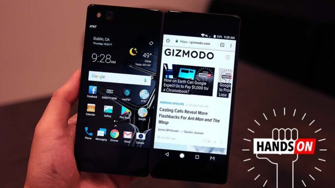 This Dual-Screen Smartphone Is Weird, Monstrous, and Kinda Cool