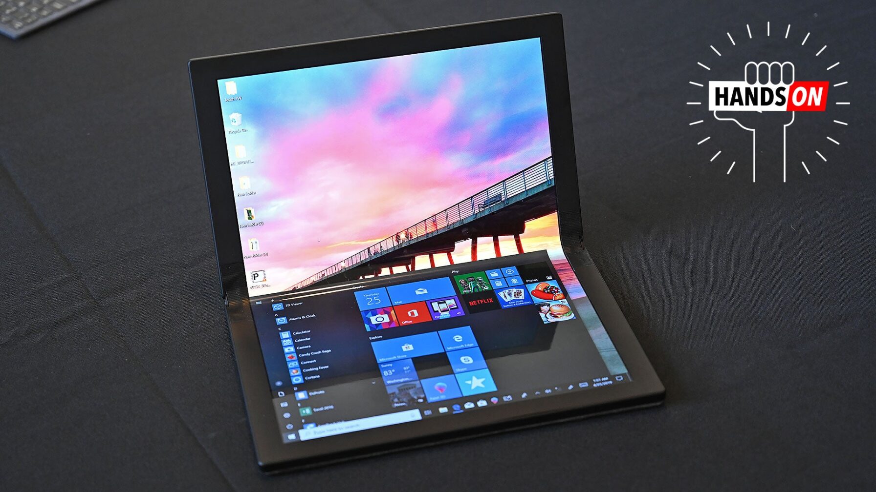 Forget Foldable Phones, Lenovo's Prototype Bendy Screen Laptop Looks Sick