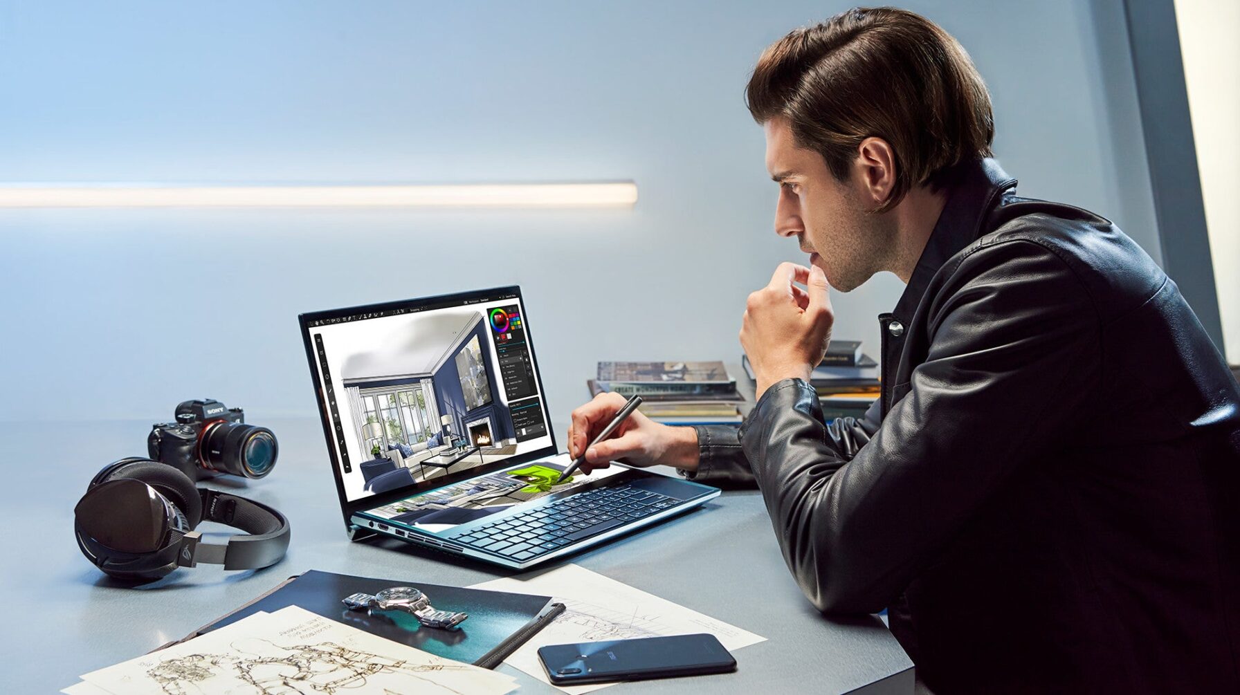 Asus' Wildly Ambitious ZenBook Pro Duo Is the Most Dual-Screen Laptop Yet