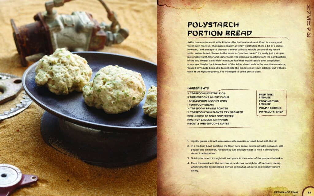 Check Out the Star Wars Galaxy's Edge Cookbook Recipe for Rey's Bread ...