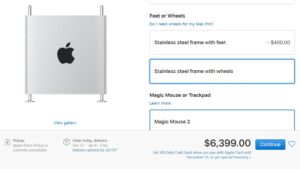 Adding Wheels to Apple's New Mac Pro Costs 400 Goddamn Dollars