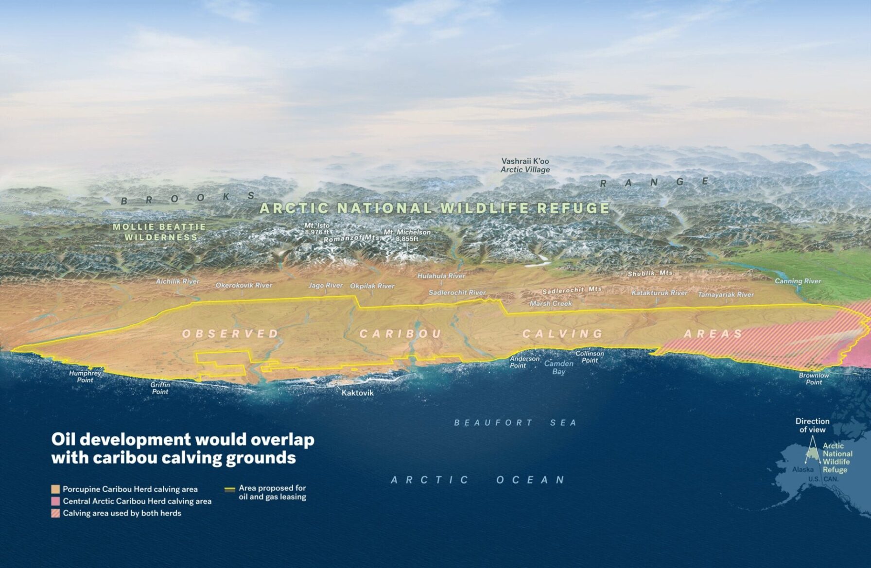 These Maps Paint a Dark Future for the Arctic National Wildlife Refuge ...