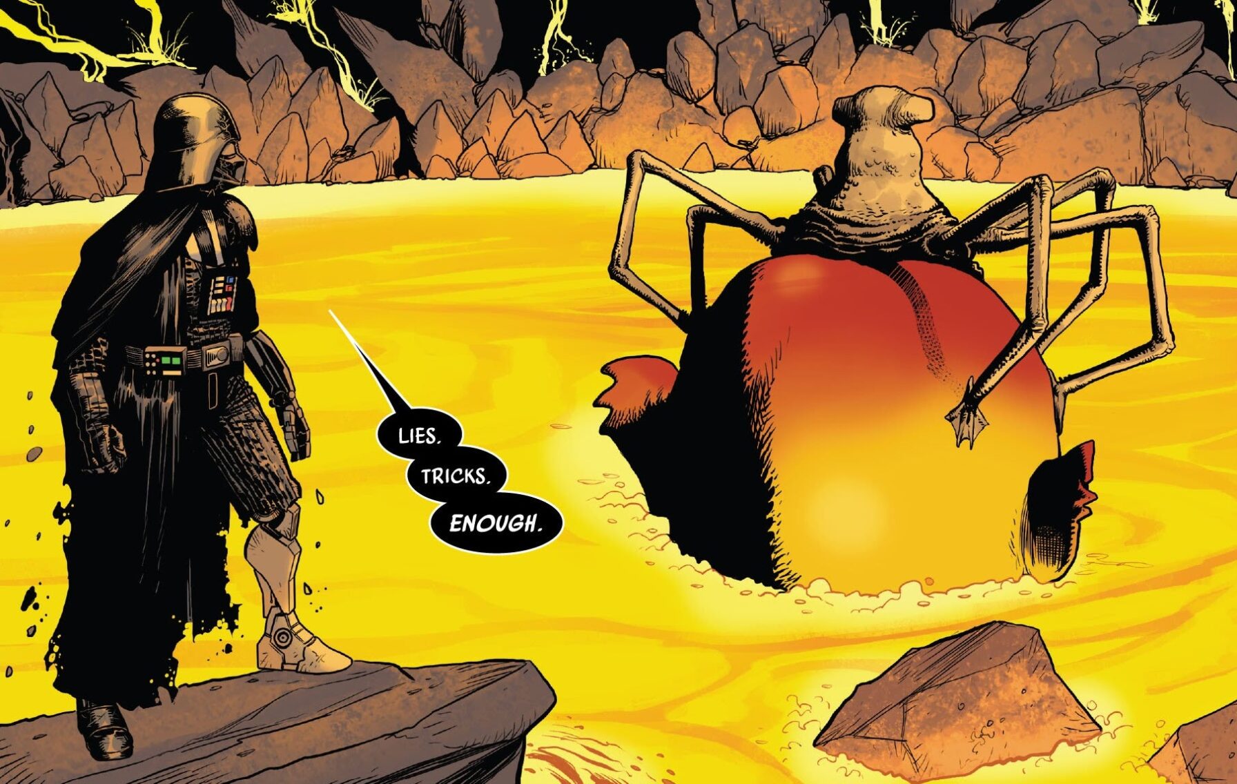 Marvel's Darth Vader Comic Is Building on Mustafar's Mystic Rise of ...