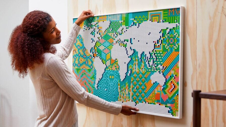 The Largest Lego Set Ever Is a Map of the World That Will Test Your ...