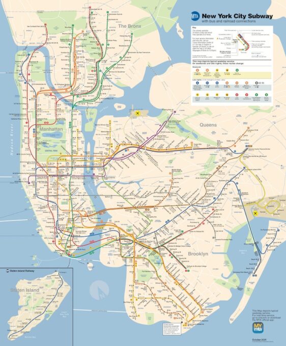 New Subway Map Just Dropped