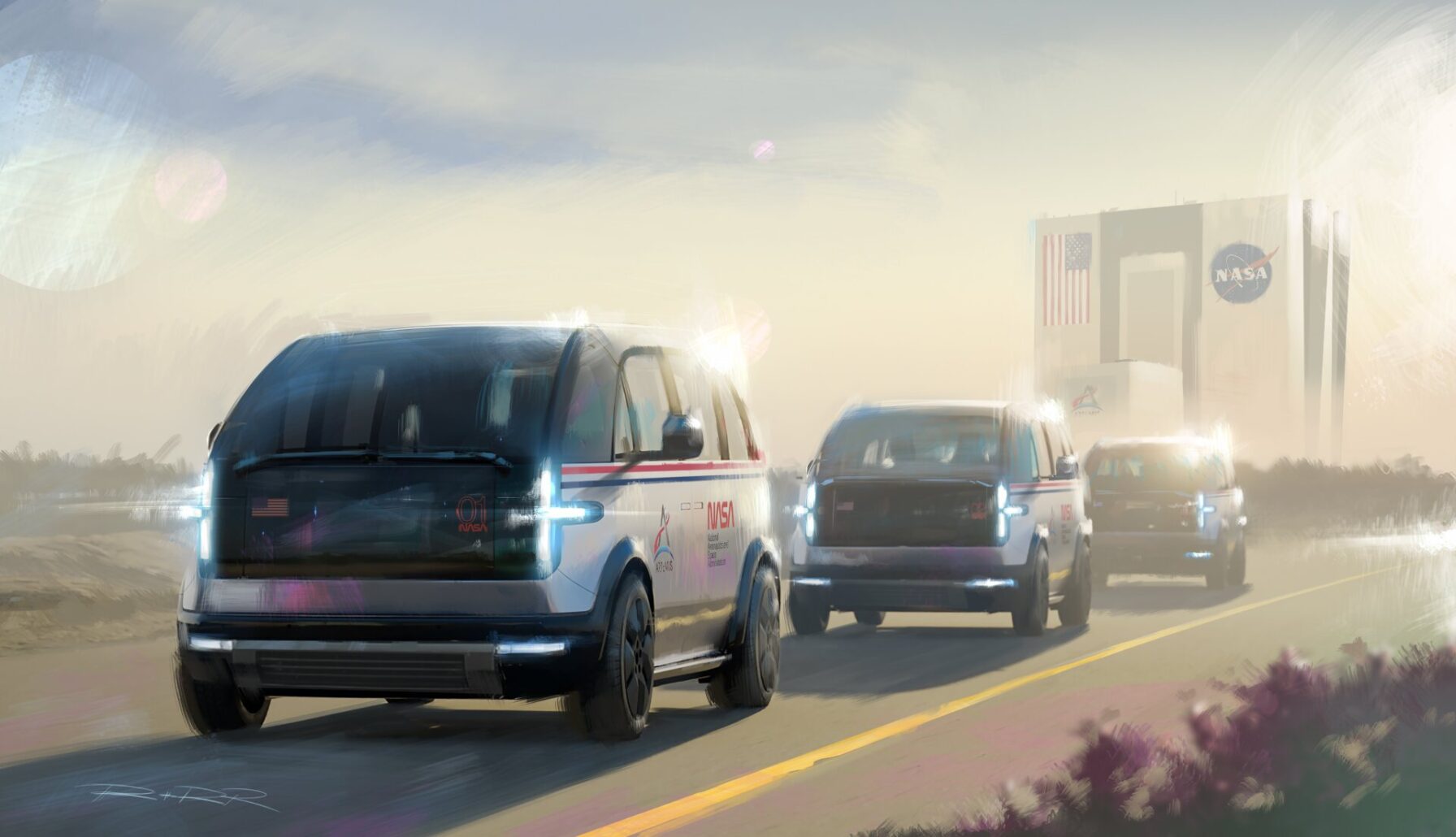NASA Astronauts Will Get to Ride Inside These Seriously Funky Vans ...