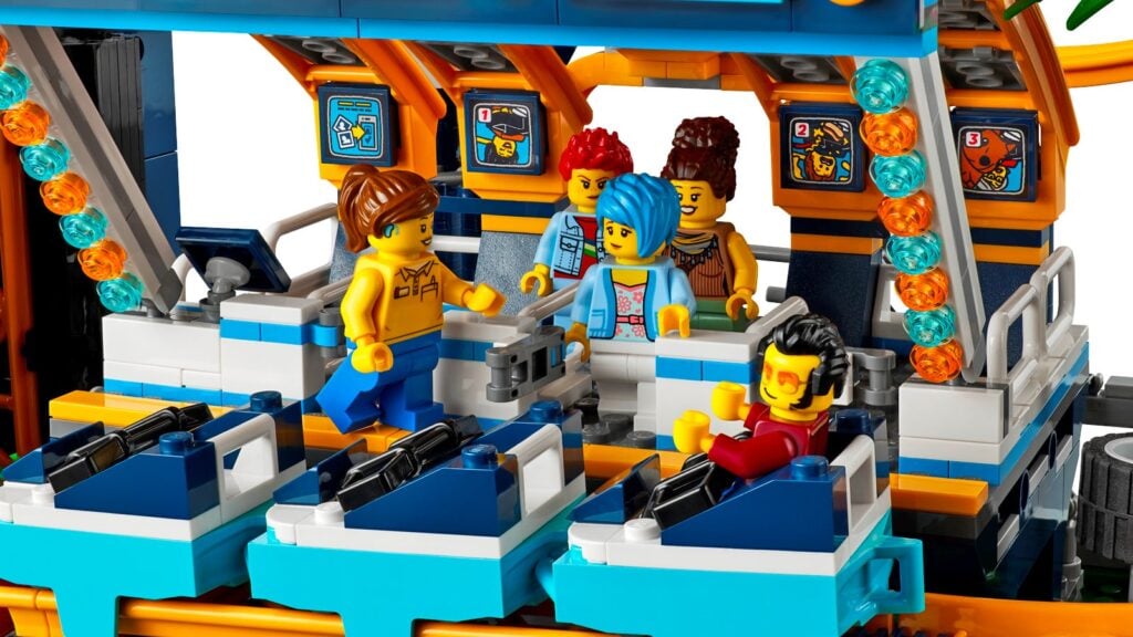 Lego Roller Coaster Launches Minifig Riders From a Three-Foot Tower ...