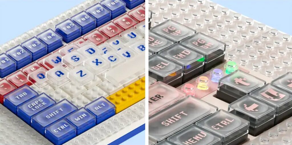 Playful Lego-Compatible Mechanical Keyboard Works With Your Own Bricks