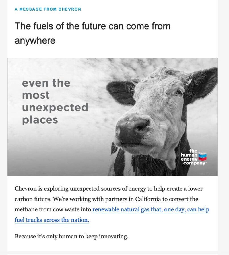 Long-Awaited Climate Newsletter Launches With Chevron Sponsorship