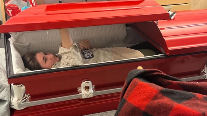 I Tried to Sleep in a Casket and All I Got Was This Story