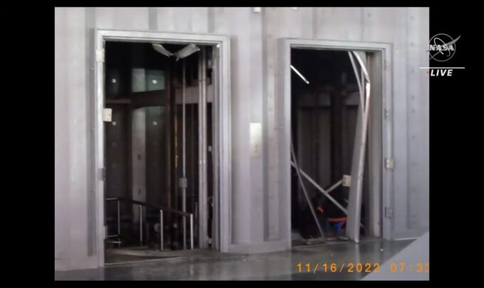NASA Downplays Launch Pad Damage Caused by SLS Rocket