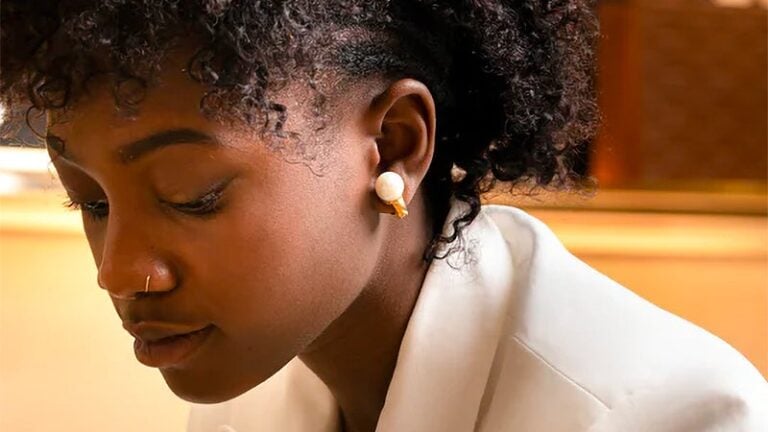 These Pearl Earrings Are Secretly Wireless Earbuds