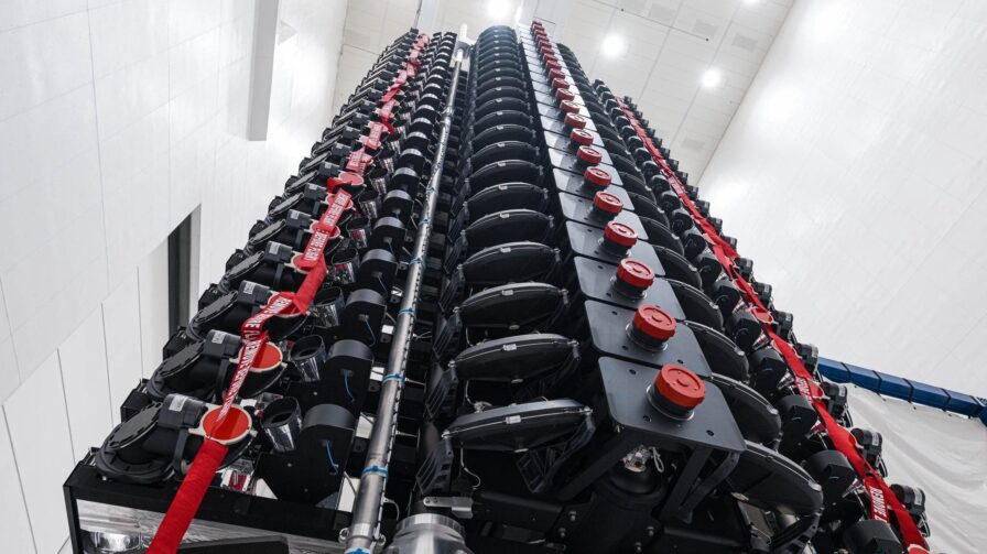 SpaceX Shows Off New Starlink V2 'Mini' Satellites