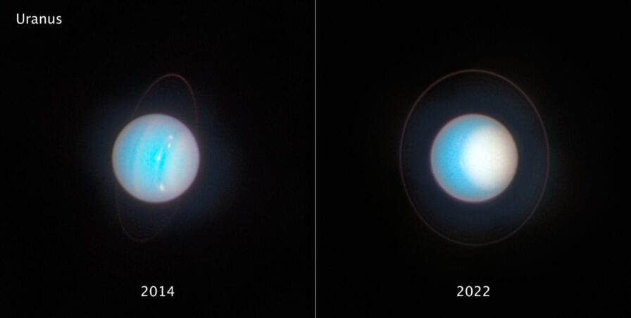 What's That Big White Splotch on Uranus?