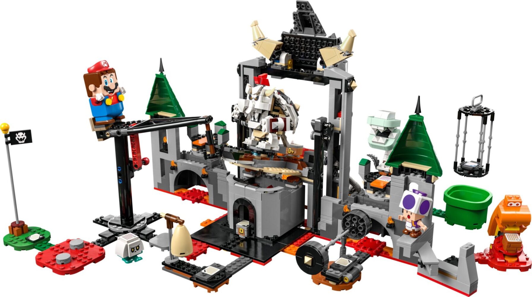 Fireballs Are Useless Against Lego Super Mario's New Baddie: Dry Bowser