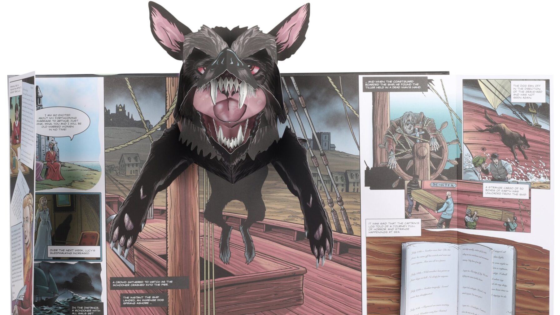 Literary Monsters Leap Off the Page in These Vivid Horror Pop-Up Books