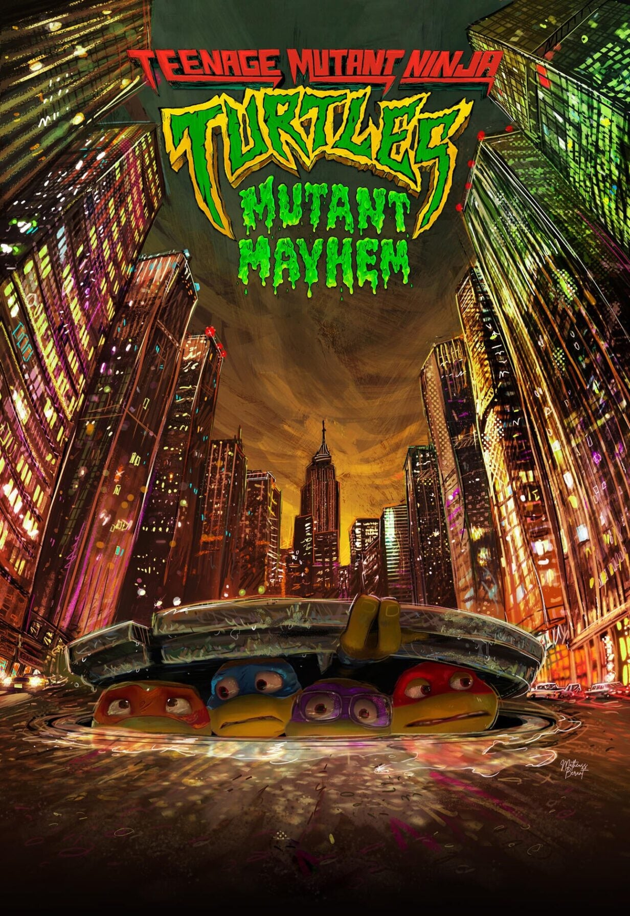 TMNT: Mutant Mayhem Gets a Perfect, Nostalgic Poster