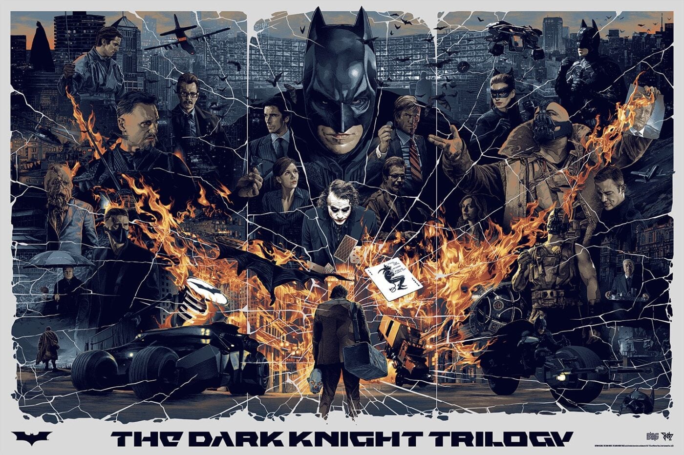 Christopher Nolan's Batman Trilogy Gets a Worthy Tribute Poster
