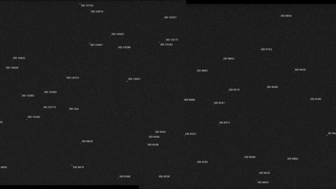 NASA Asteroid Probe Snaps First Image, Revealing a Field of Stars