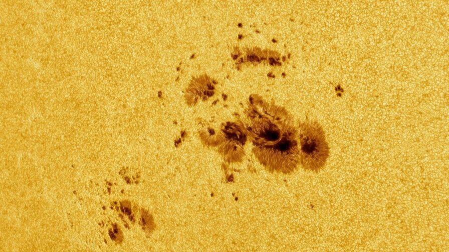 Unusually Big Sunspot Cluster Now Visible, Posing Risk of Powerful ...