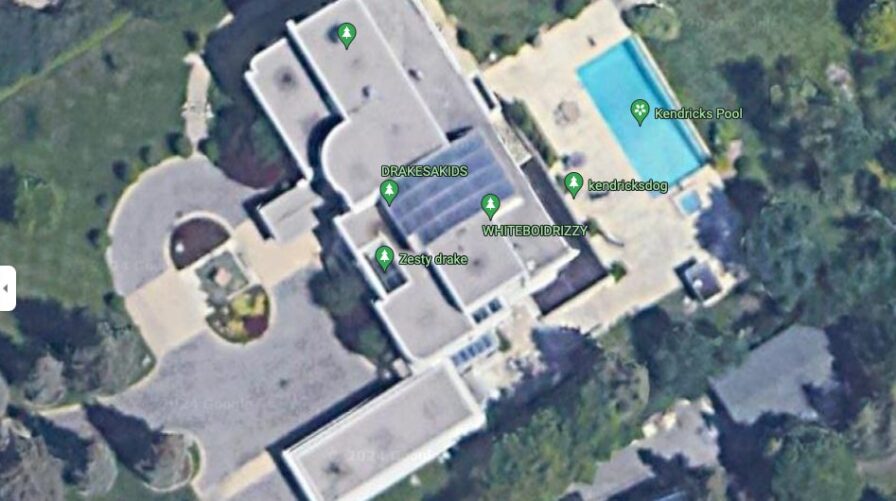 Fans Rename Drake’s Mansion 'Kendrick’s House' on Google Maps