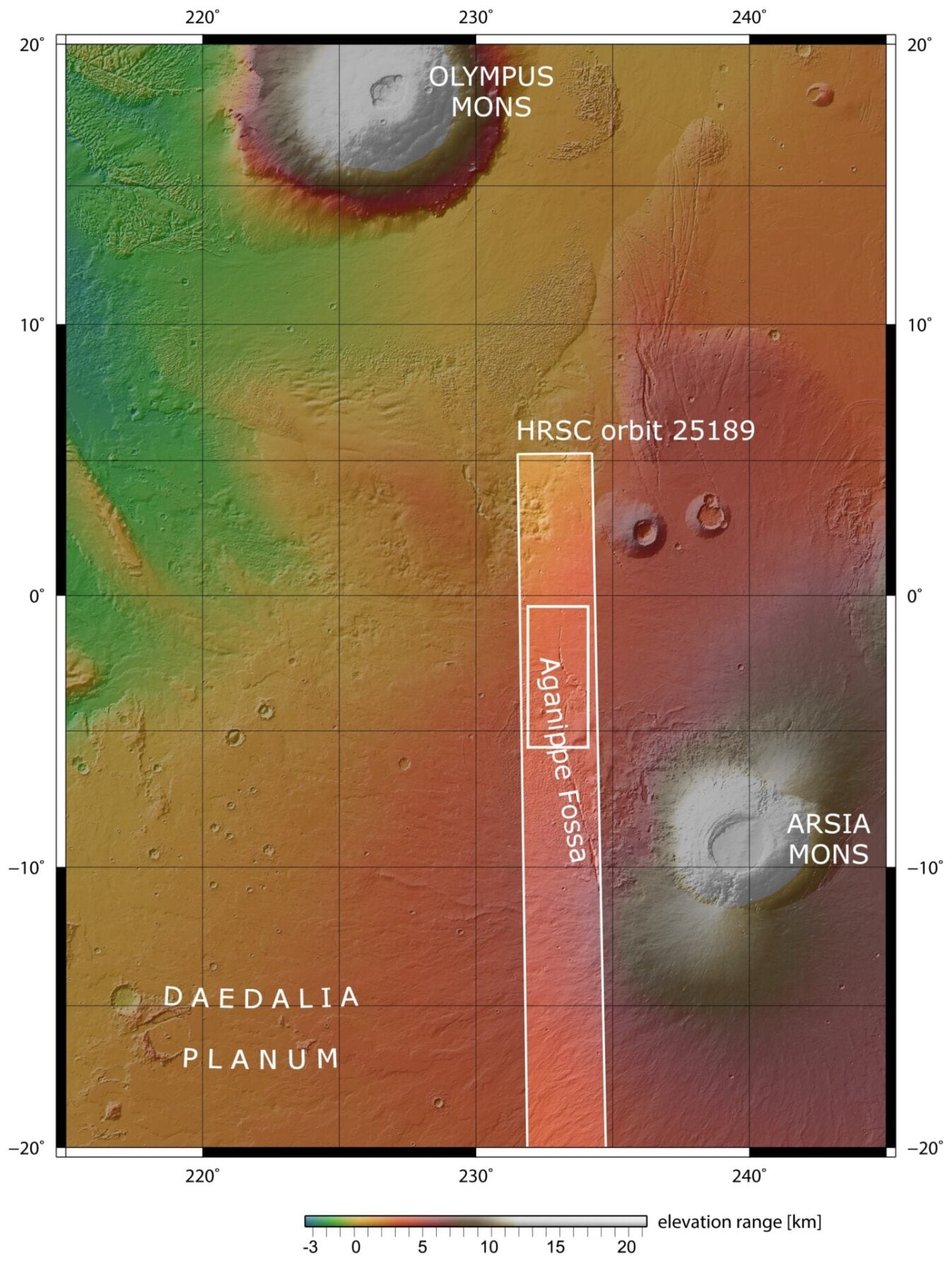 Mars-Orbiting Spacecraft Captures 'Snaking Scar' Across the Base of ...