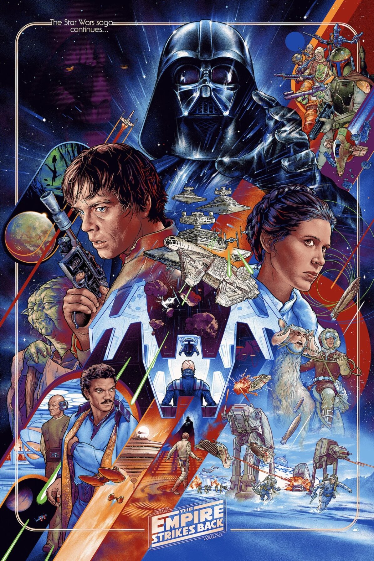 Exclusive Reveal: Martin Ansin Empire Strikes Back Poster