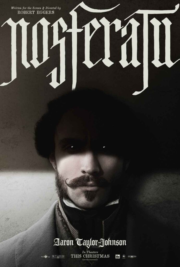 Nosferatu's New Posters Know You Don't Need to See Him to Be Scary