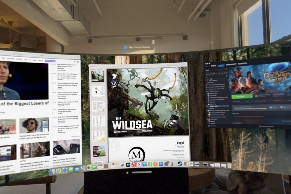 The Ginormous, Virtual Wraparound Mac Screen Is Why You Buy the $3,500 ...