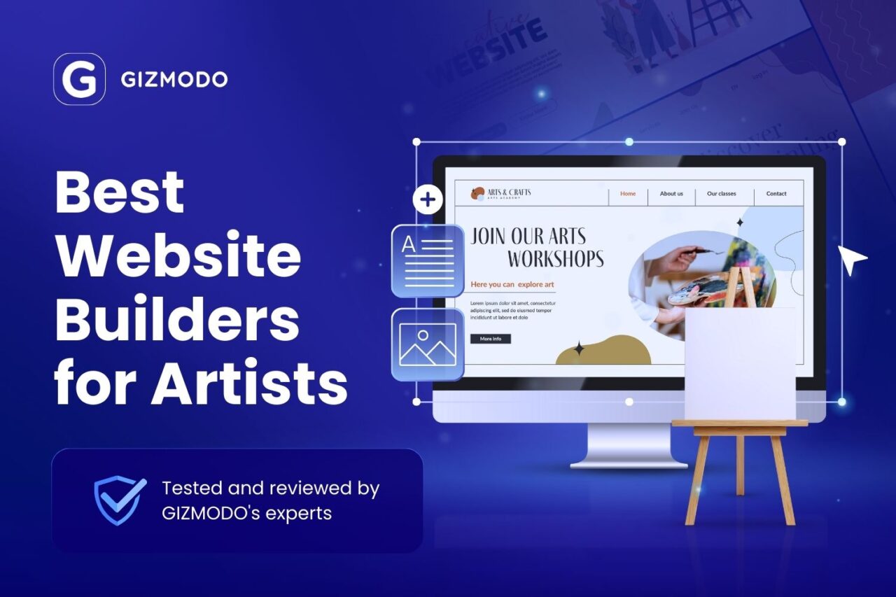 5 Best Website Builders for Artists: Tested & Ranked