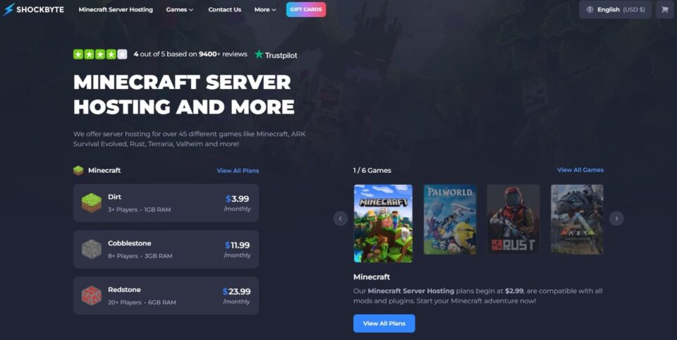 The 5 Best Minecraft Server Hosting Services for 2026