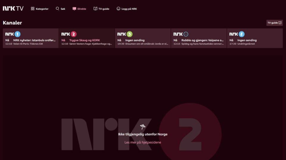 How to Watch Norwegian TV Abroad (NRK1, TV 2, and more)