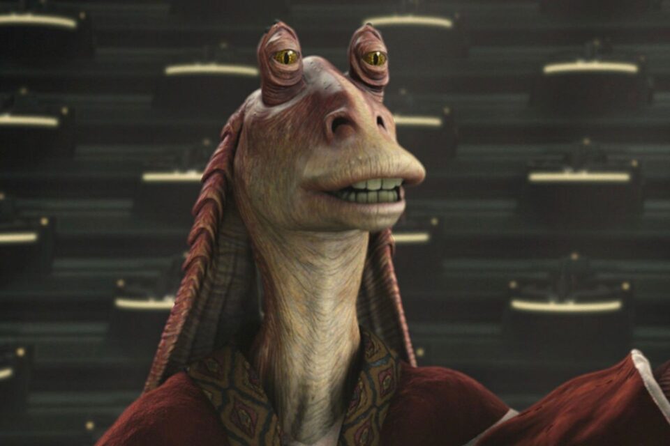 This Star Wars Art Demands Yousa Gaze Into the Eyes of Jar Jar Binks