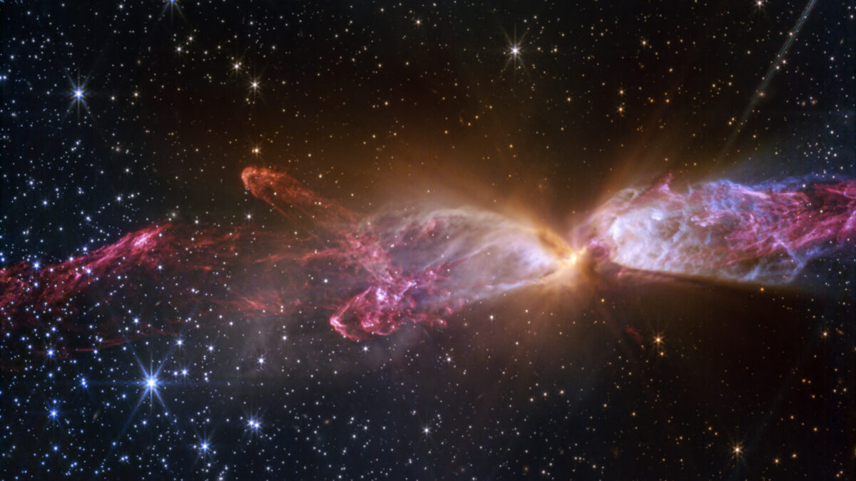Webb Telescope Spots Two Protostars Locked in a Violent, Million-Year ...