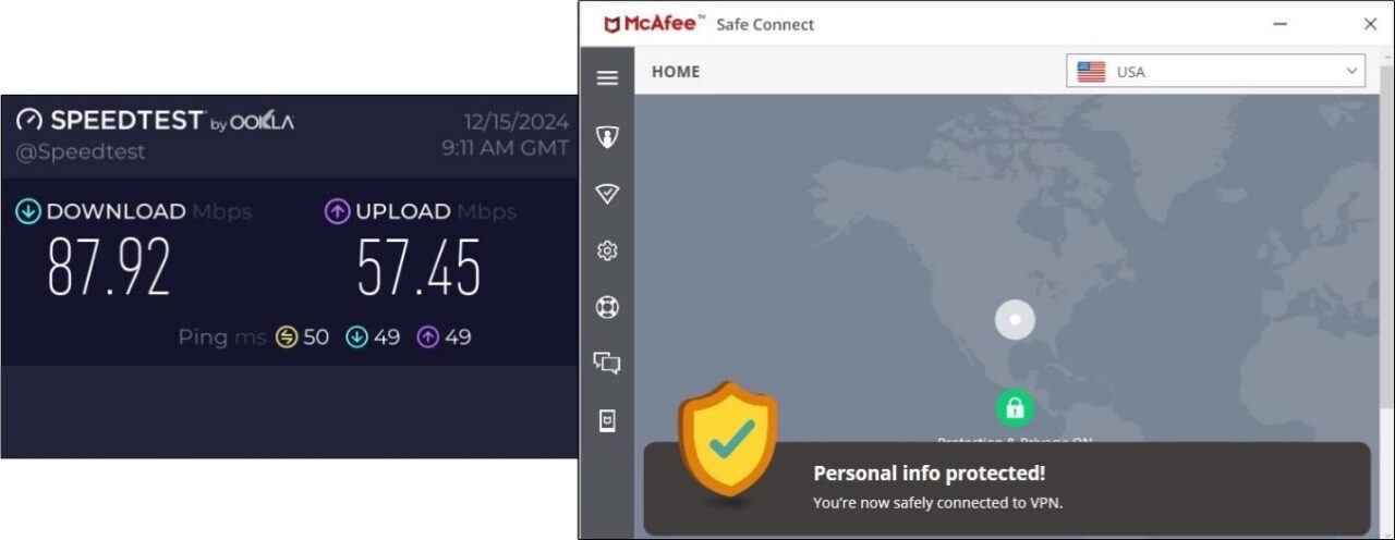 McAfee Safe Connect VPN Review | Gizmodo