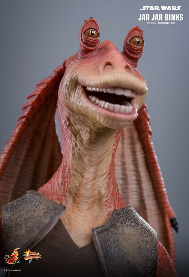 Gaze Upon the Detachable, Magnetic Tongue of Hot Toys' Jar Jar Binks