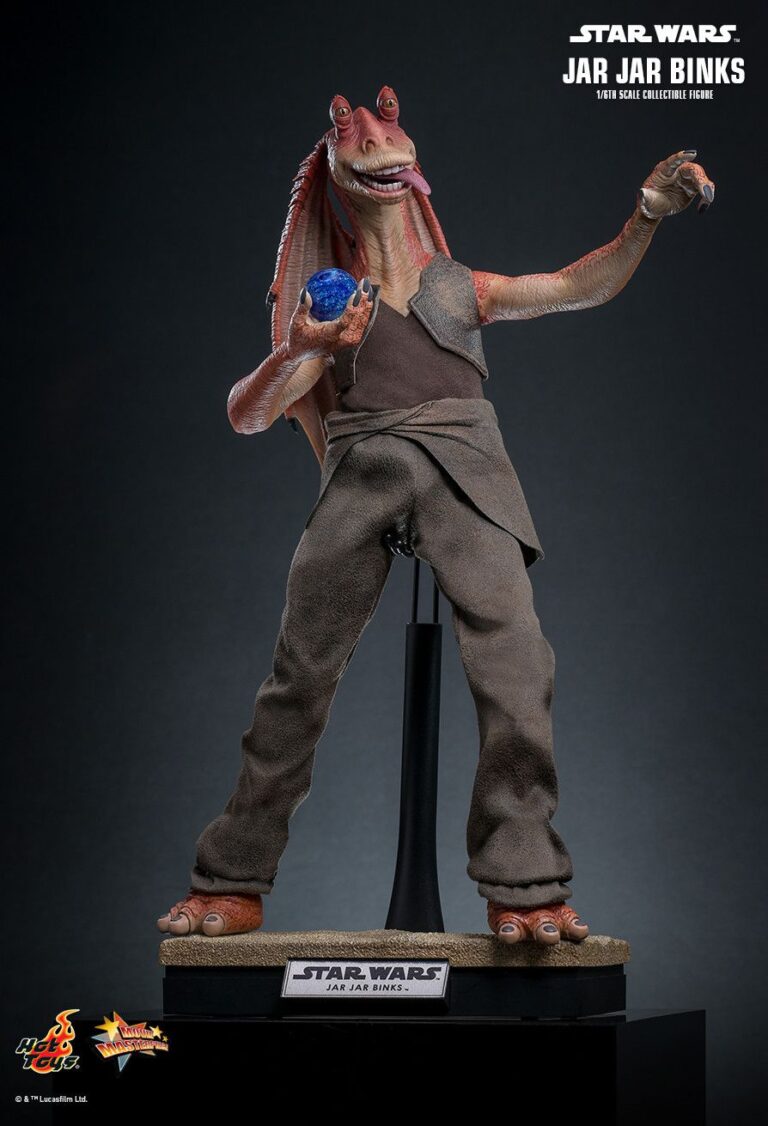 Gaze Upon the Detachable, Magnetic Tongue of Hot Toys' Jar Jar Binks