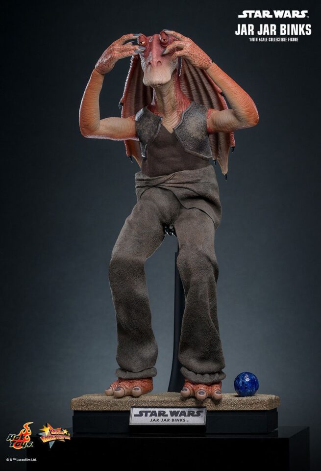 Gaze Upon the Detachable, Magnetic Tongue of Hot Toys' Jar Jar Binks