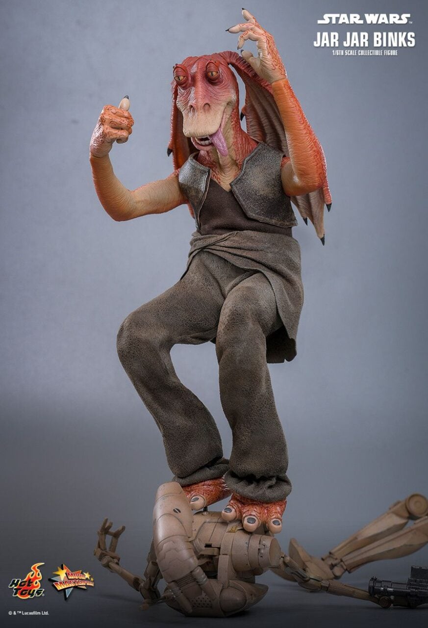 Gaze Upon the Detachable, Magnetic Tongue of Hot Toys' Jar Jar Binks