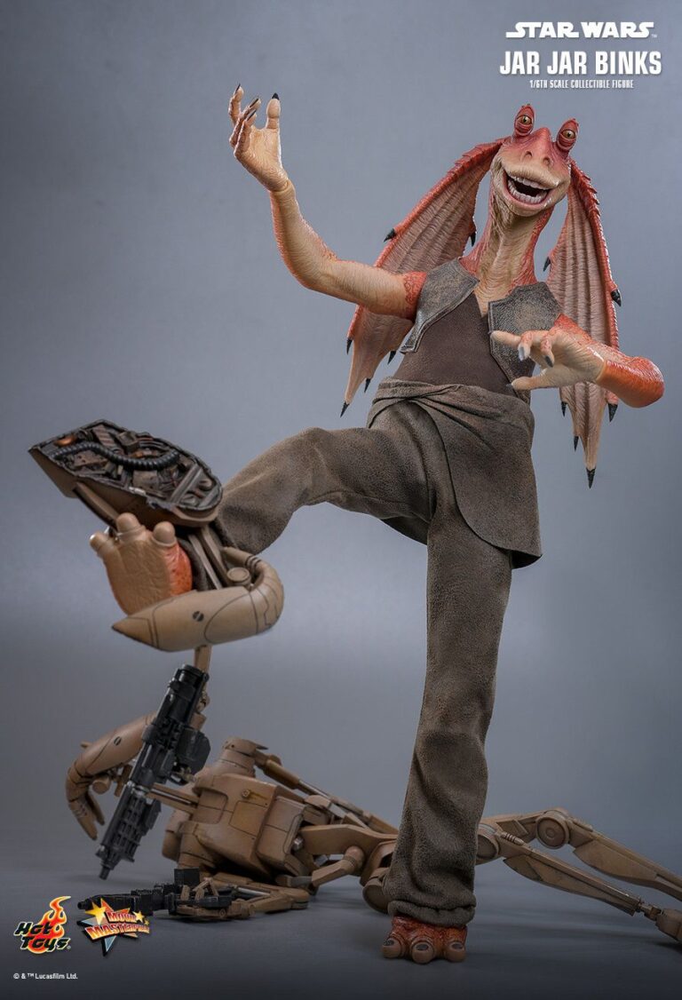 Gaze Upon the Detachable, Magnetic Tongue of Hot Toys' Jar Jar Binks