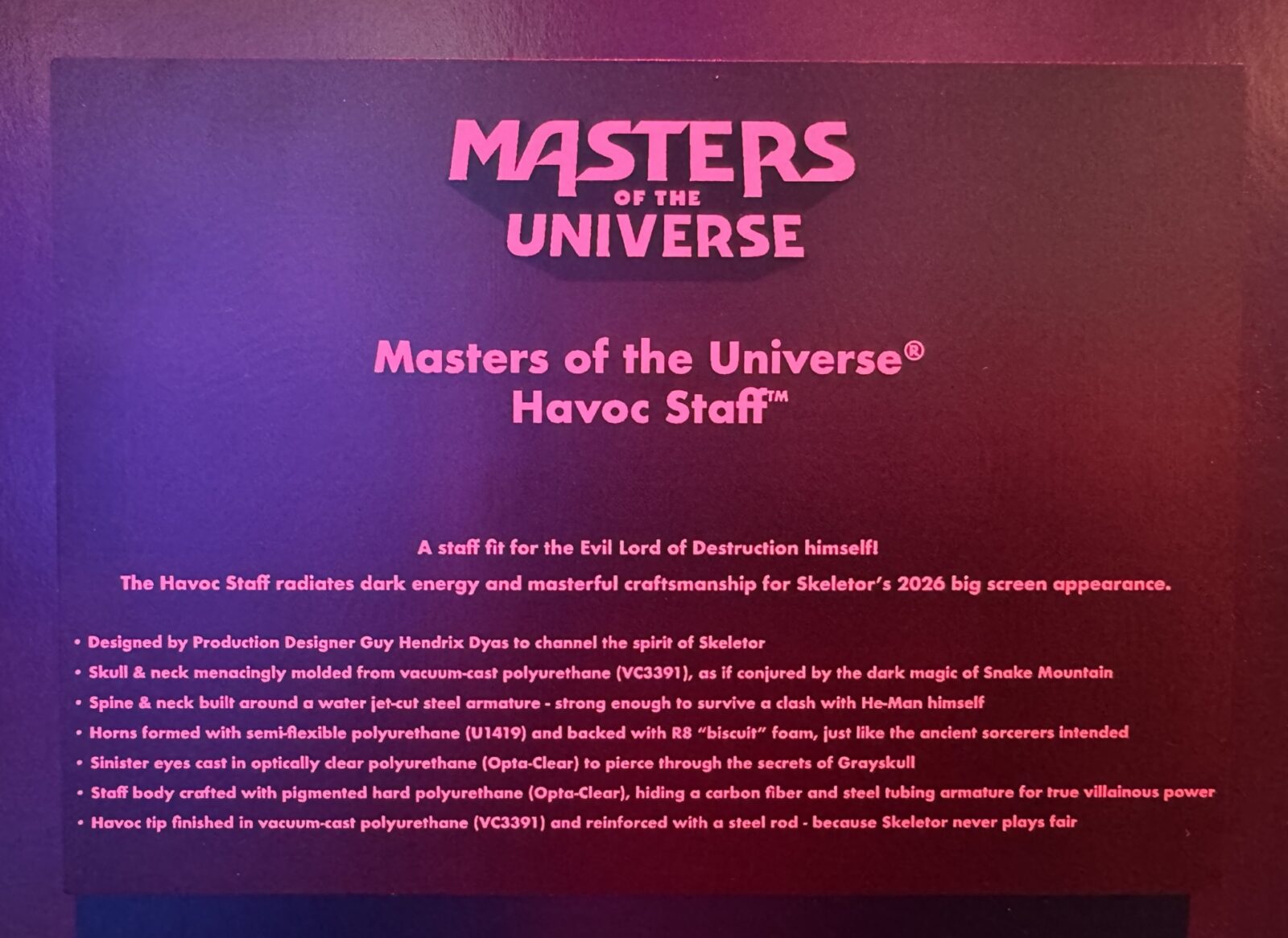 He-Man and Skeletor's Weapons Have Traveled from Eternia to San Diego