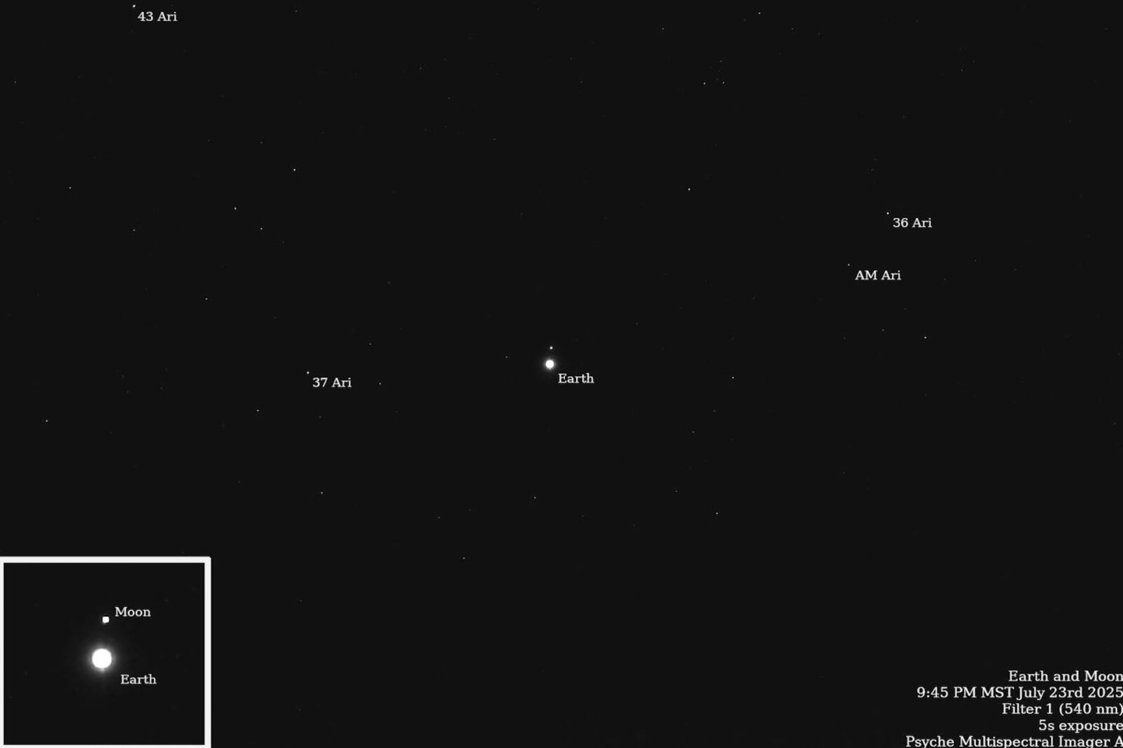 Trippy Image From Deep Space Shows Earth and Moon From 180 Million ...