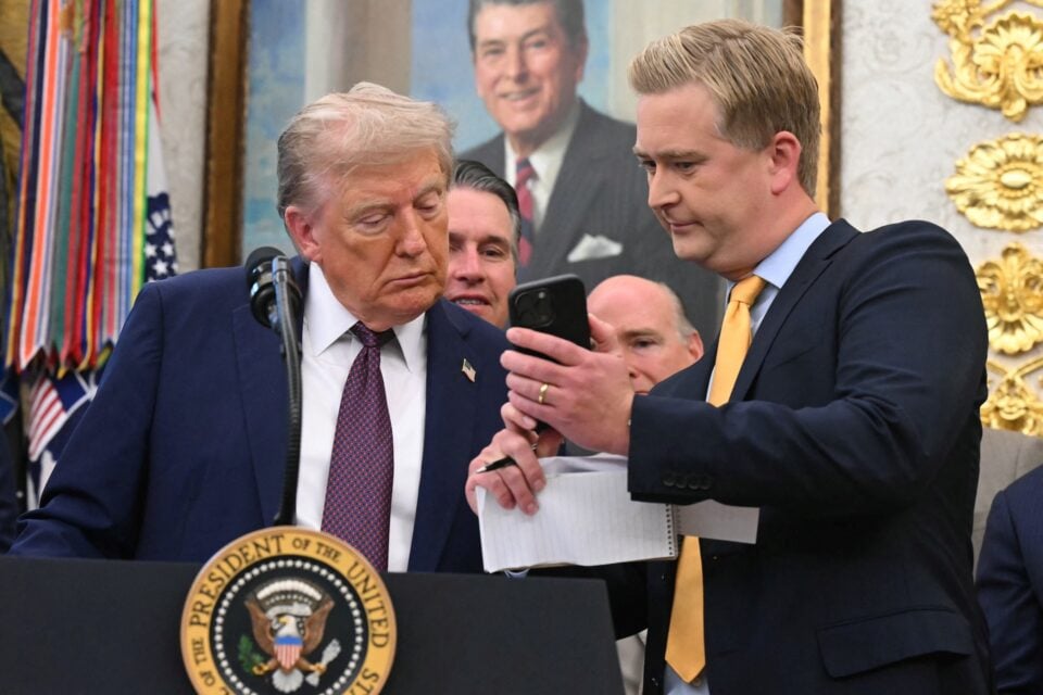 Trump Blames AI for Weird Video of Stuff Being Tossed Out White House ...