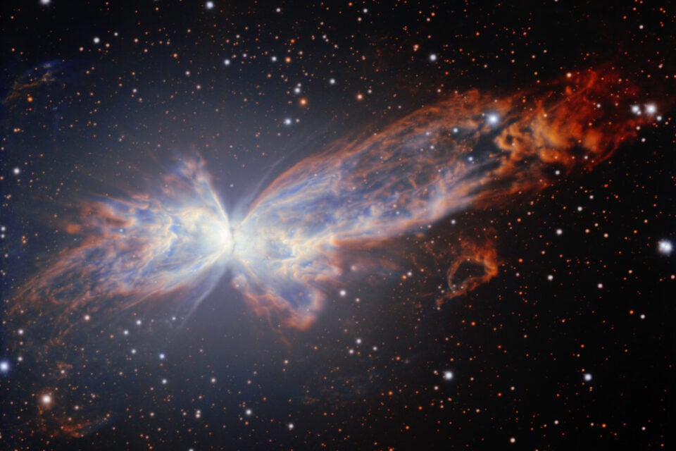 New View of Iconic Butterfly Nebula Is Shockingly Gorgeous