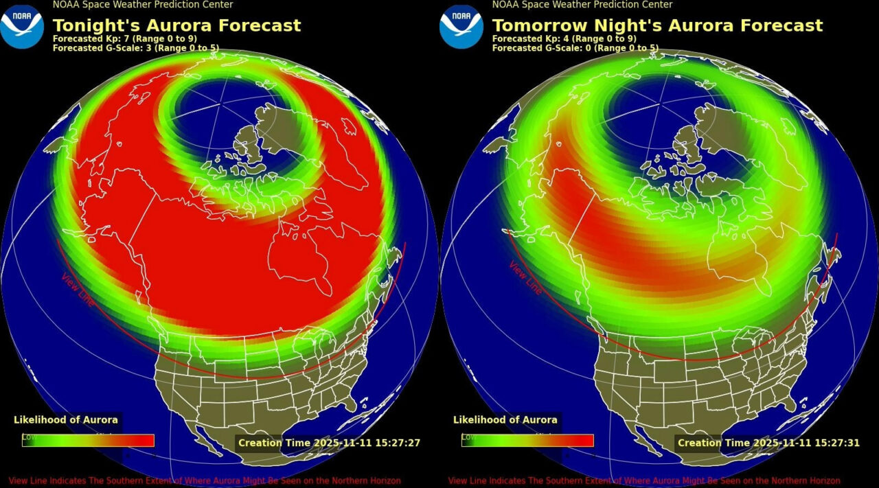 NOAA Declares Severe Geomagnetic Storm Watch Amid Continued Solar Freakouts