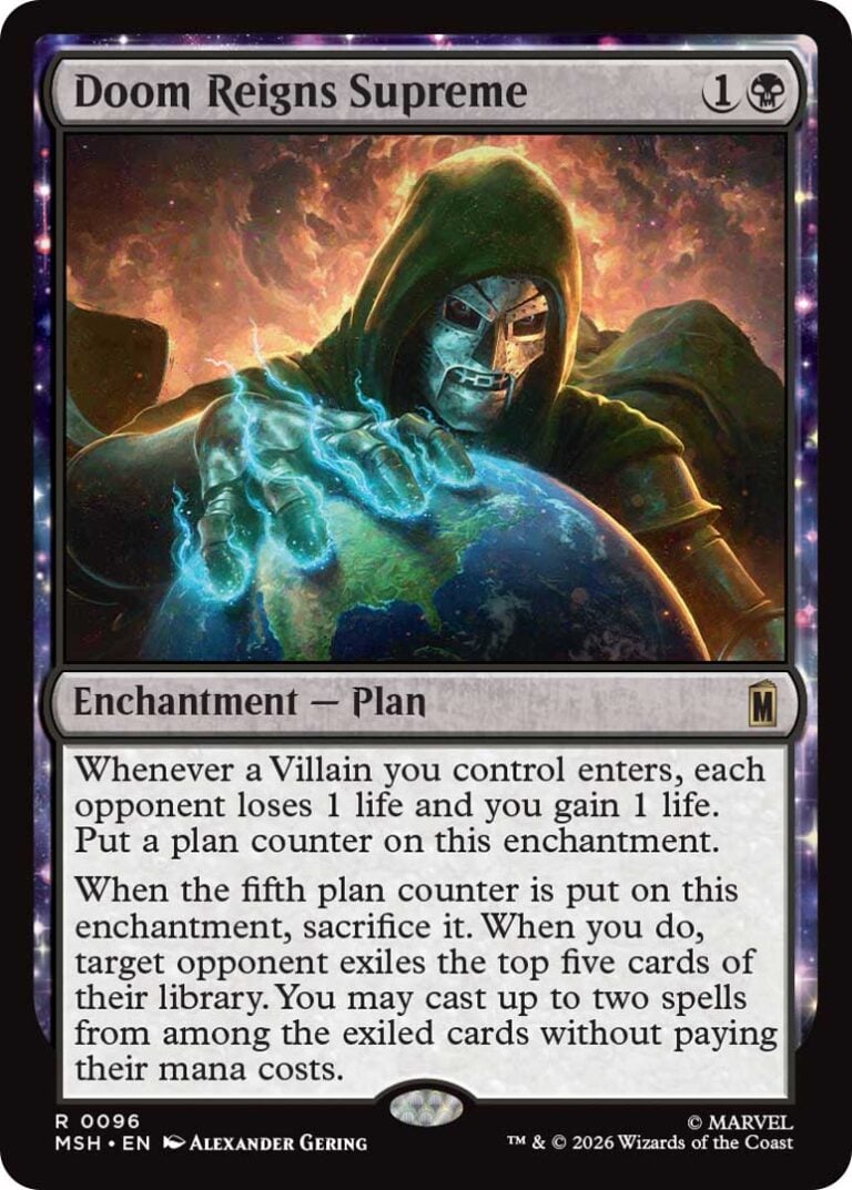 Doctor Doom Will Toot in the Next Marvel 'Magic: The Gathering' Set