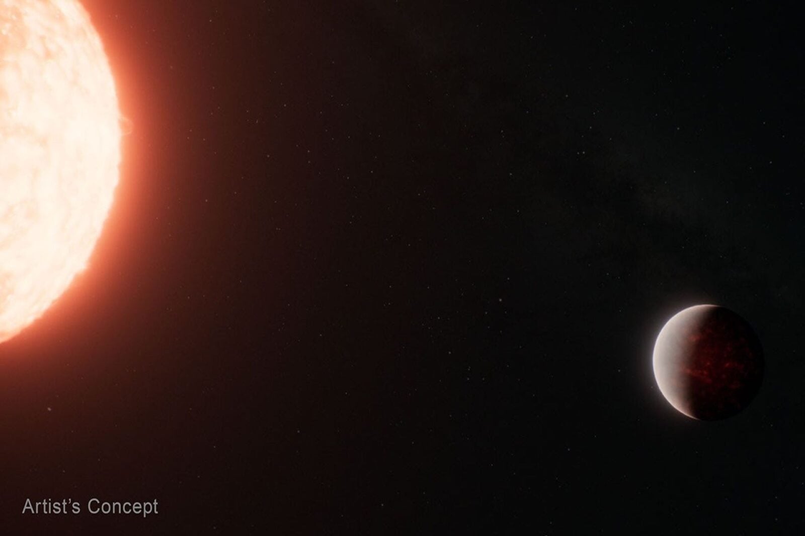 This 'Wet Lava Ball' in Space Somehow Clings to an Atmosphere