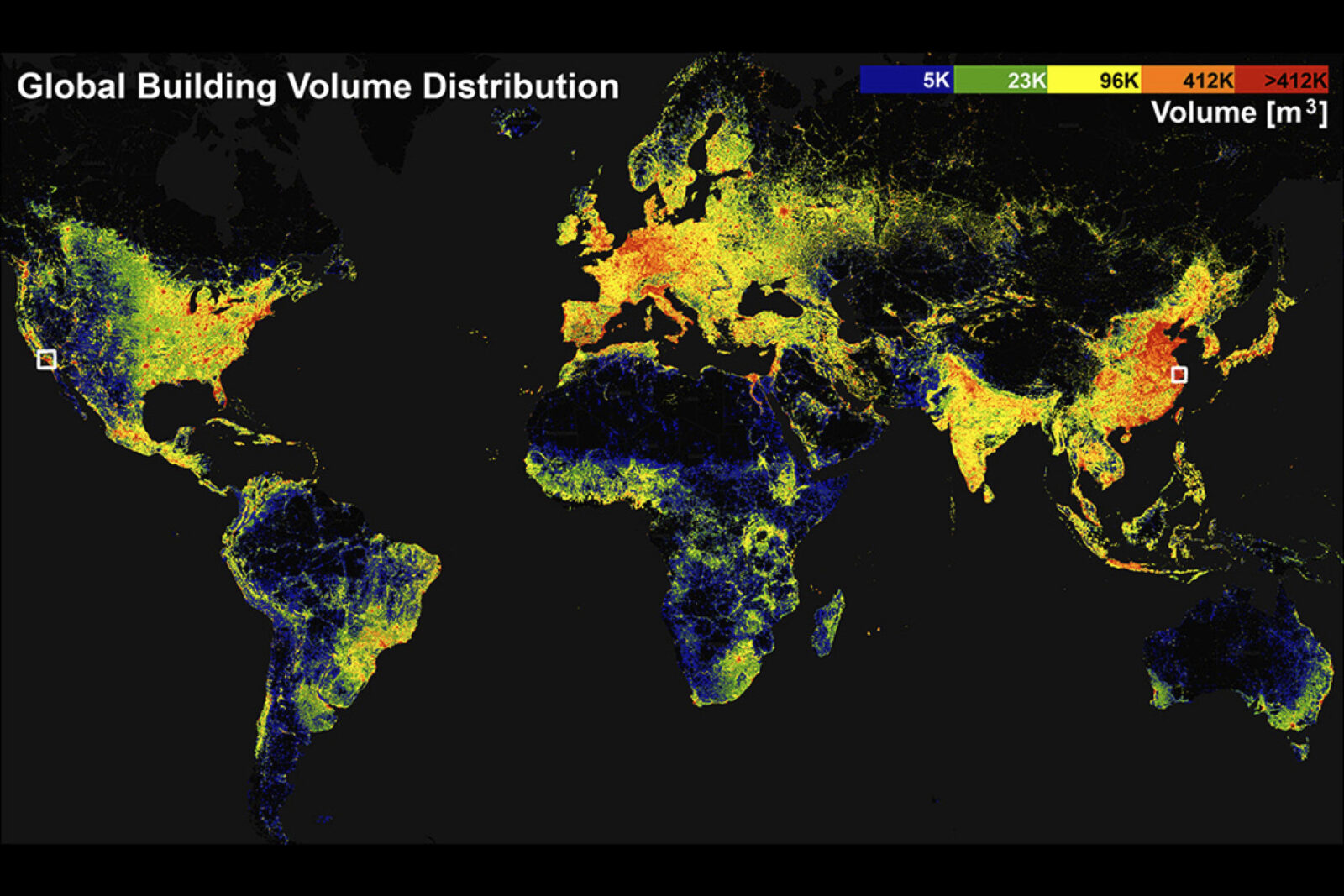 Literally a Map Showing All the Buildings in the World
